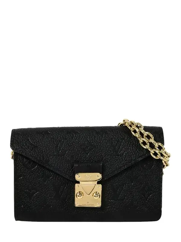 LOUIS VUITTON Monogram Empreinte Pouch Metis Shoulder Bag - Black