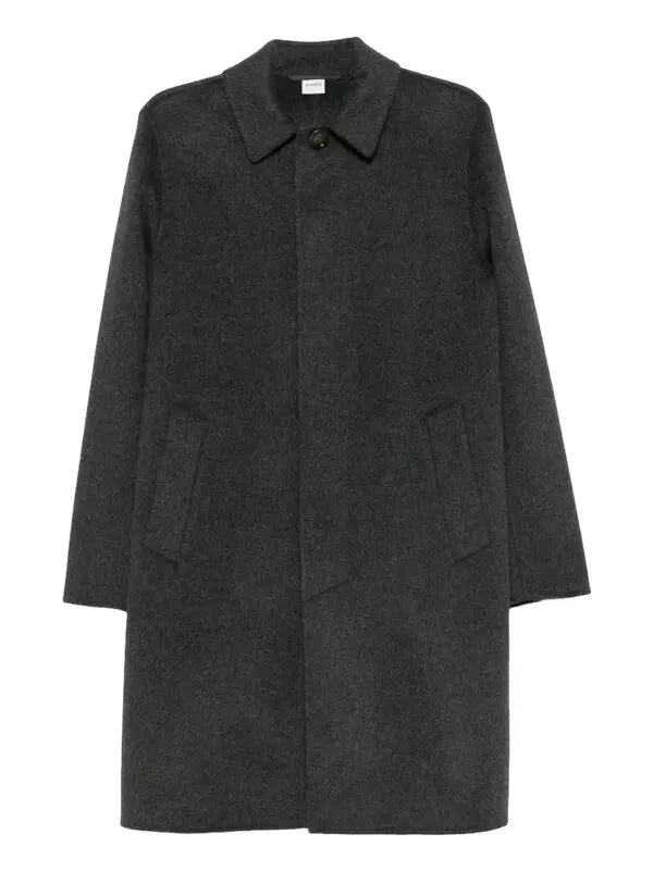 Aspesi Virtuoso Collared Single-breasted Coat - Grey
