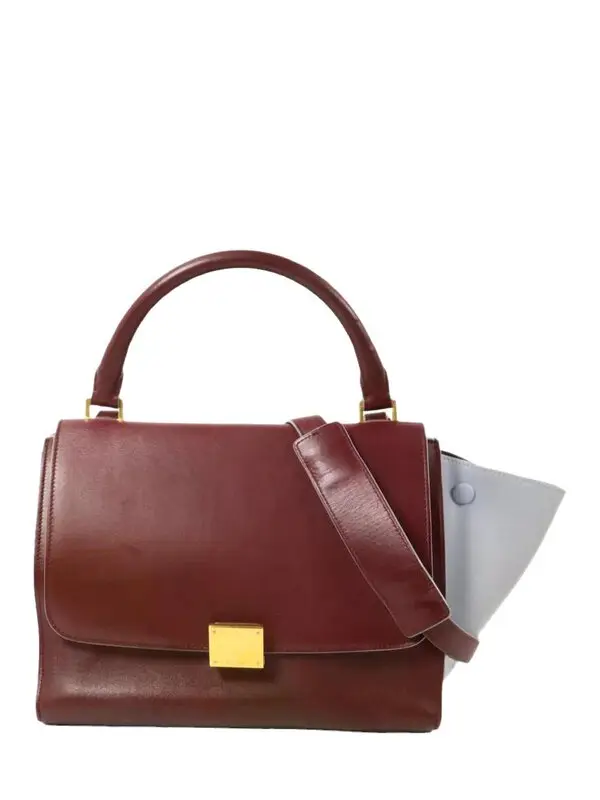 Celine Trapeze Shoulder Bag - Red