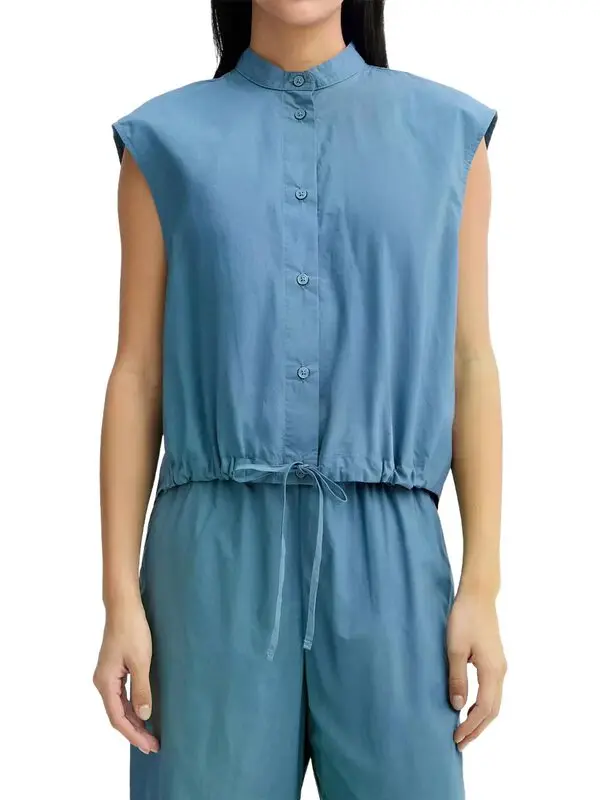 Marc O'polo Drawstring Sleeveless Top - Blue