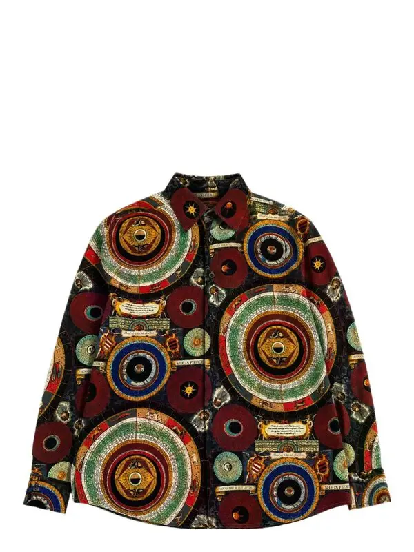 Alice + Olivia Hands Of Time Button-up Shirt - Brown