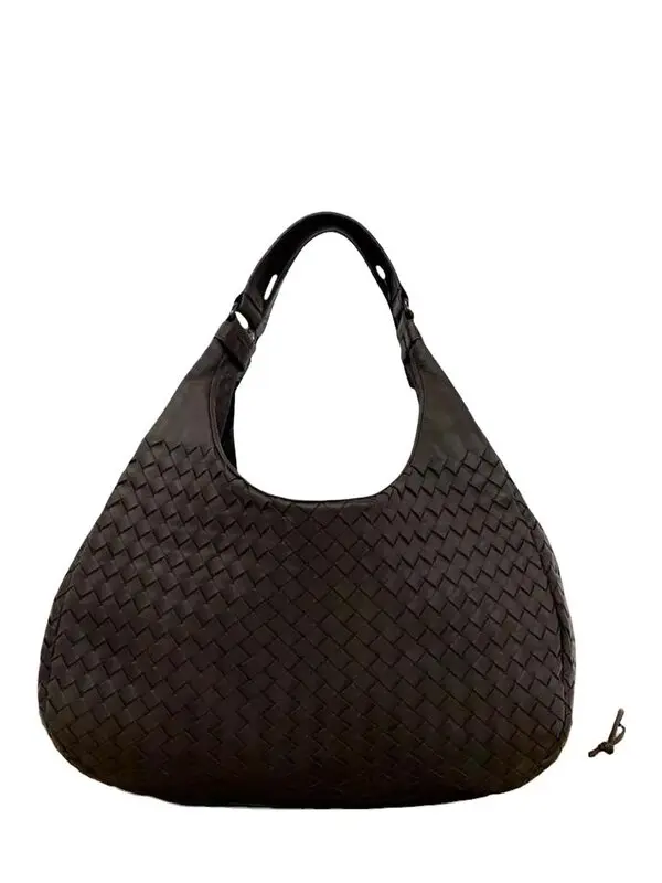 Bottega Veneta 2012-2026 Intrecciato Campana Hobo Bag - Brown