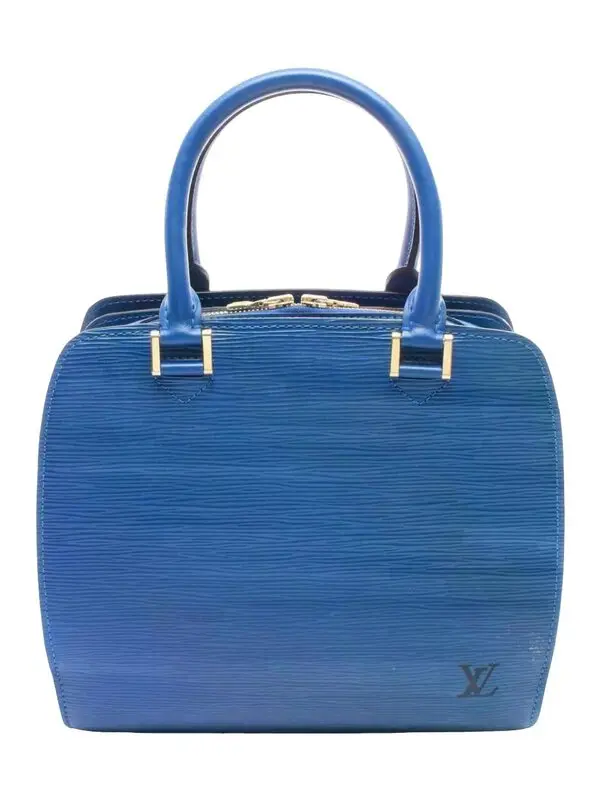 LOUIS VUITTON 1998 Epi Pont Neuf Pm Handbag - Blue