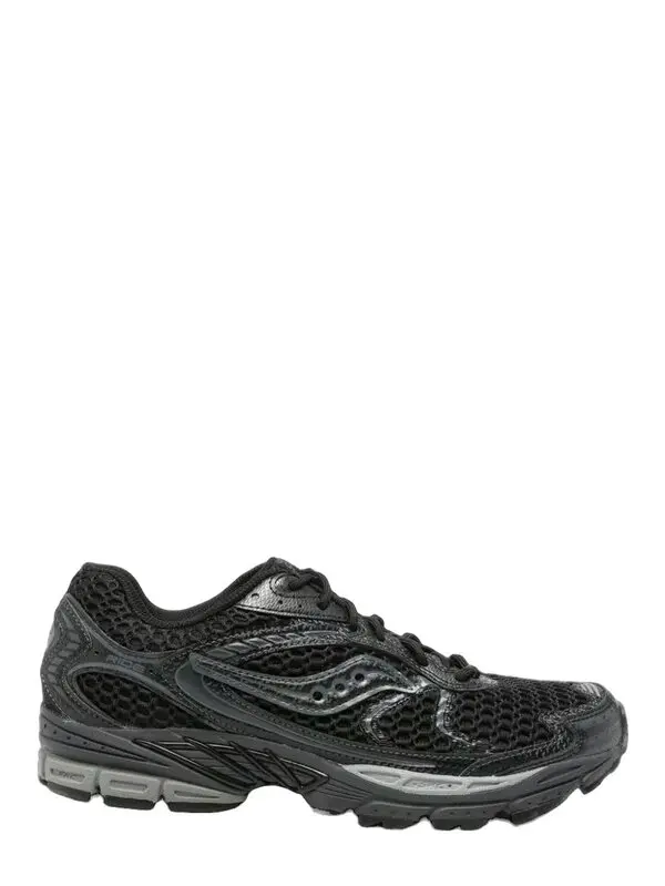 Saucony Mesh-panelled Sneakers - Black