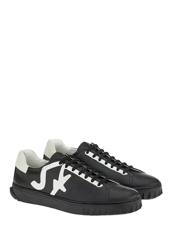 FERRAGAMO Low-top Sneakers - Black