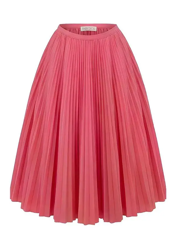 Valentino Garavani Pleated Midi Skirt - Pink