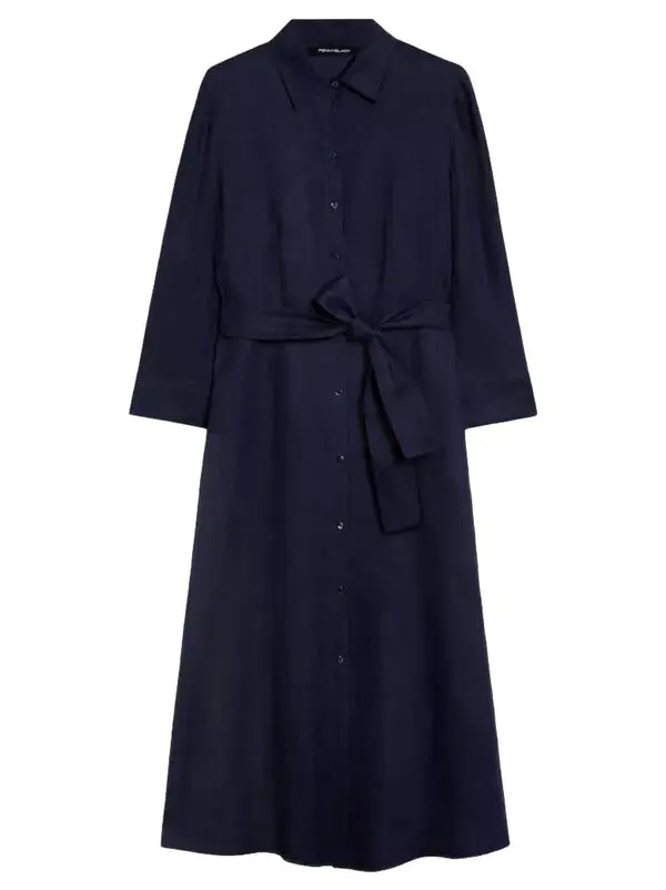 PENNYBLACK Button-up Shirt Midi Dress - Blue