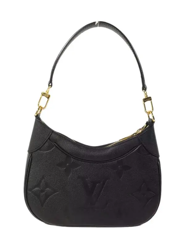 LOUIS VUITTON Bagatelle Monogram Empreinte Shoulder Bag - Black