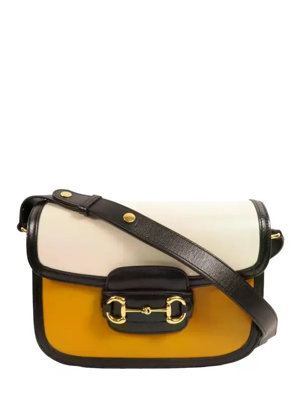 Gucci Horsebit 1955 Shoulder Bag - White