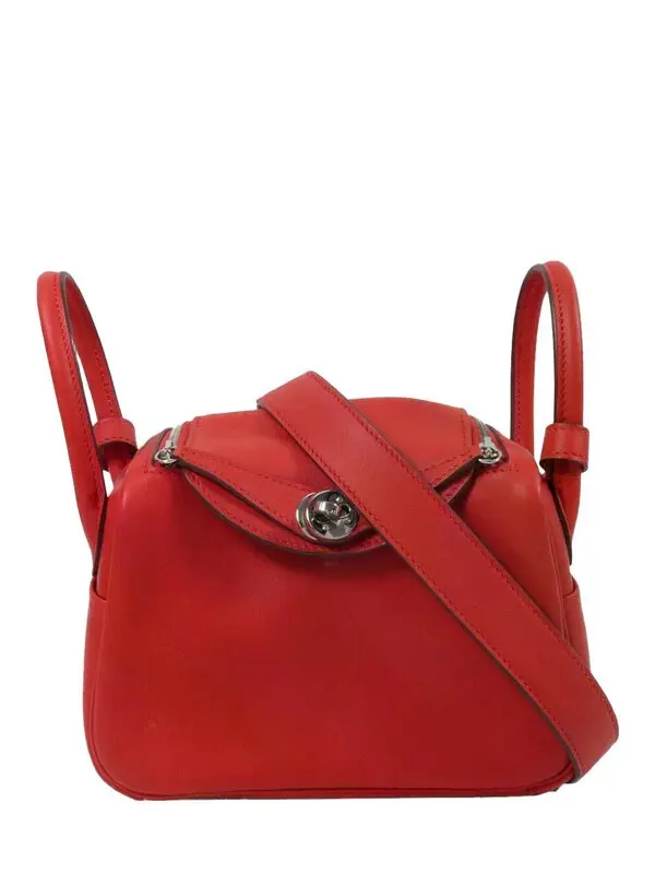 Hermès Mini Lindy Shoulder Bag - Red