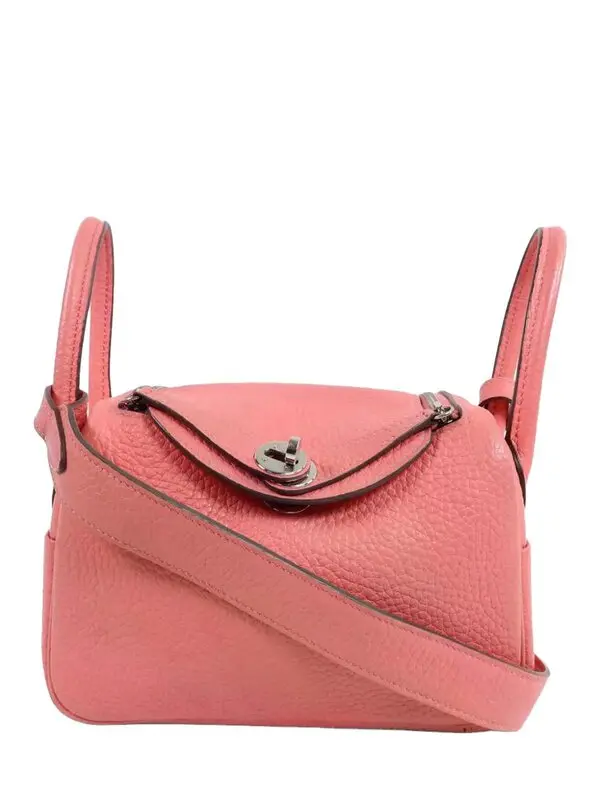 Hermès Mini Lindy Shoulder Bag - Pink