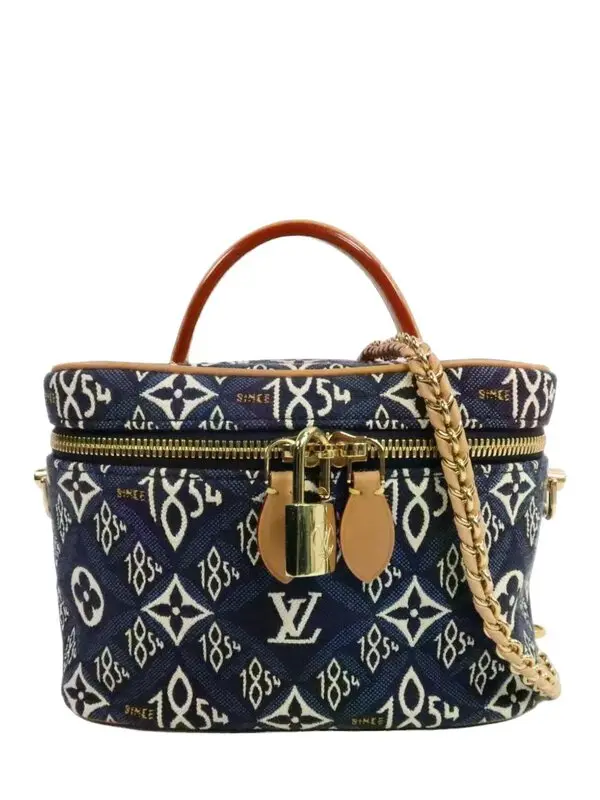 LOUIS VUITTON 1854 Pm Monogram Jacquard Vanity Bag - Blue