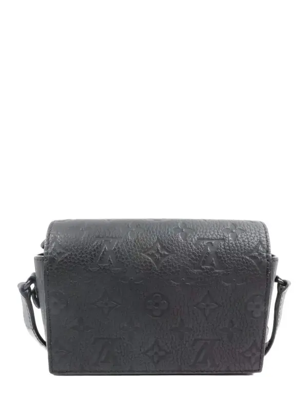 LOUIS VUITTON Steamer Monogram Shoulder Bag - Black