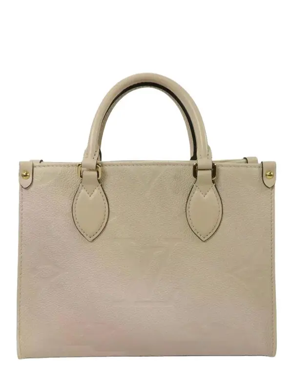 LOUIS VUITTON On The Go Monogram Empreinte Tote Bag - Neutrals