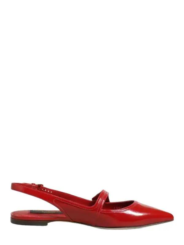 Dolce & Gabbana Pointed-toe Slingback Pumps - Red