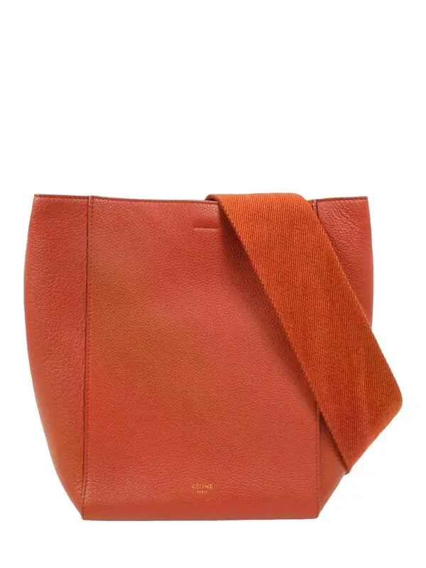 Celine Sangle Shoulder Bag - Orange