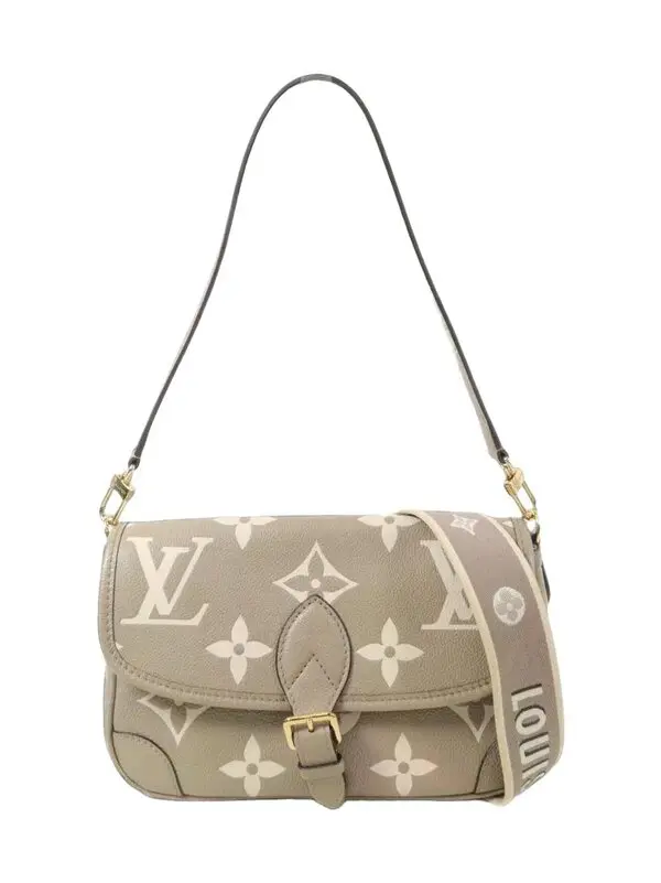 LOUIS VUITTON Diane Monogram Empreinte Shoulder Bag - Neutrals