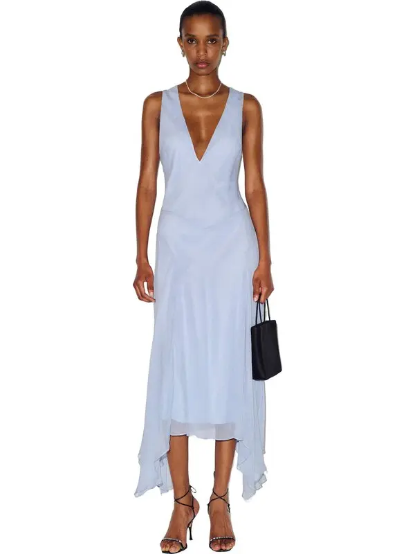 REFORMATION Petites Stellina Dress Cloud - Blue