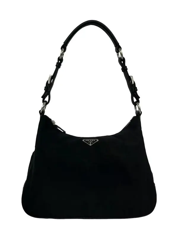 Prada 2013-2026 Tessuto Shoulder Bag - Black