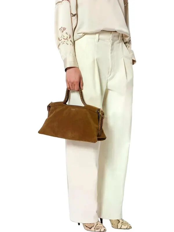 Isabel Marant Étoile Pipa M Suede Bag - Brown