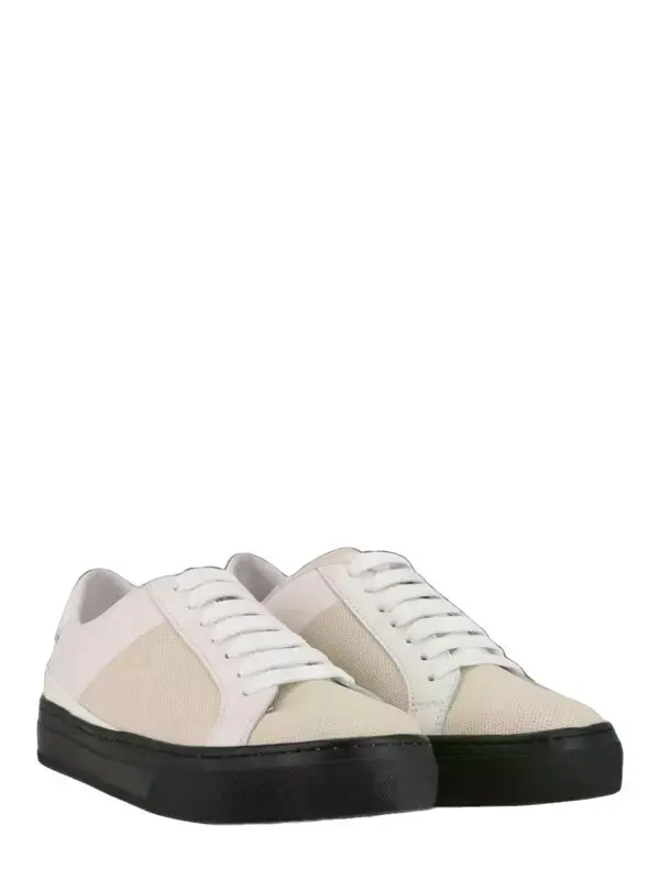 TOD'S Panelled Lace-up Sneakers - White
