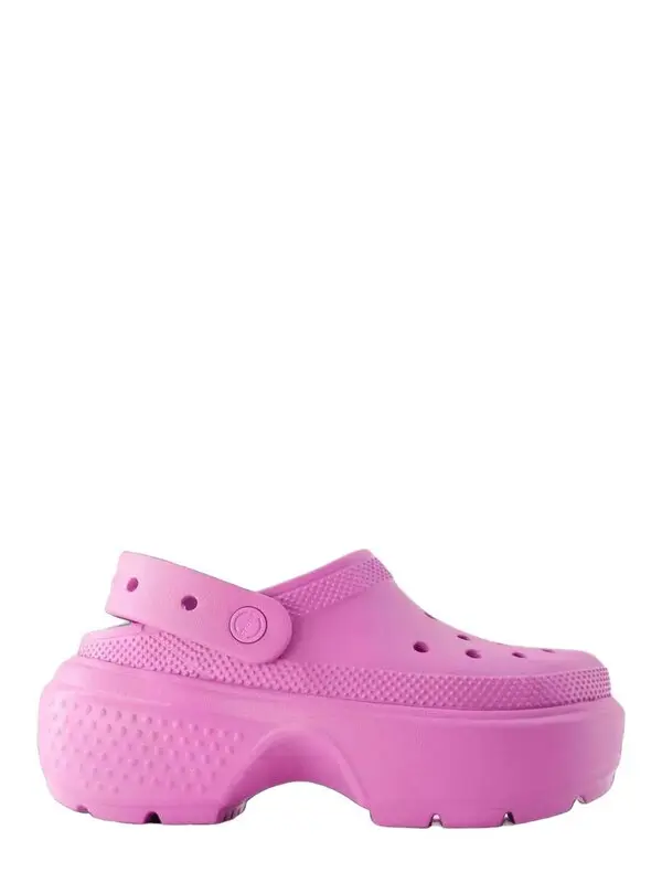 CROCS Stomp Platform Clogs - Pink