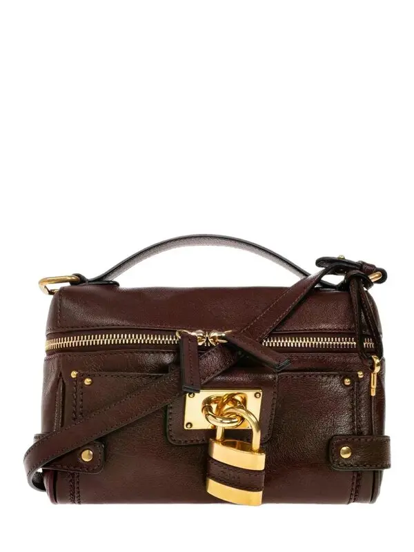 Chloé Paddington Leather Vanity Bag - Brown