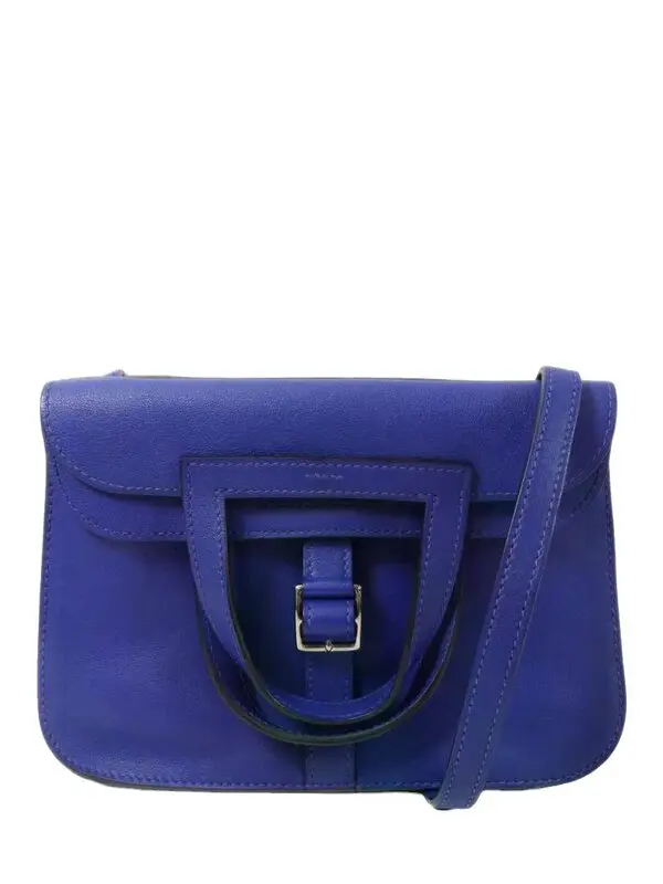 Hermès Mini Halzan Shoulder Bag - Blue