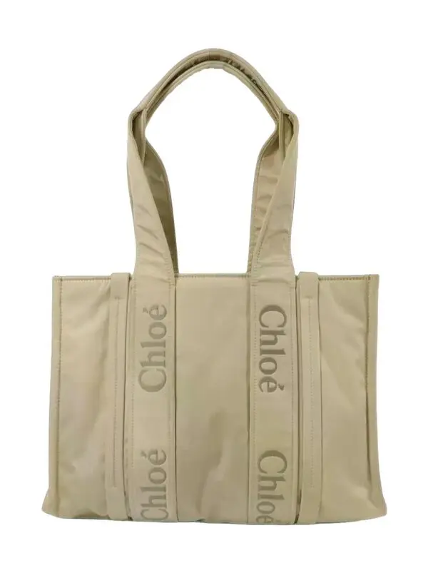 Chloé Medium Woody Tote Bag - Neutrals