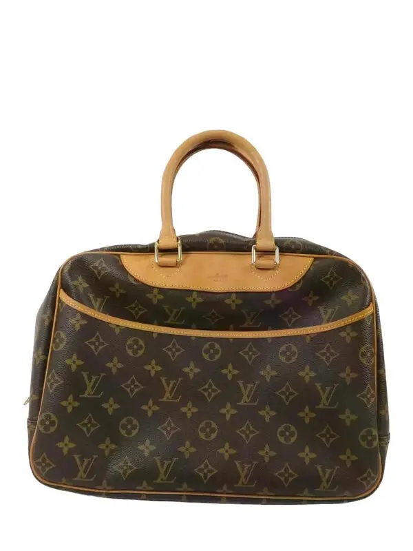 LOUIS VUITTON Deauville Monogram Tote Bag - Brown