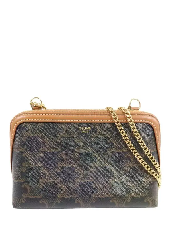 Celine Triomphe Clutch Bag - Brown