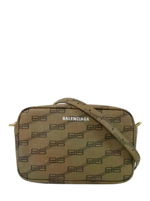 Balenciaga Bb Monogram Camera Bag - Brown