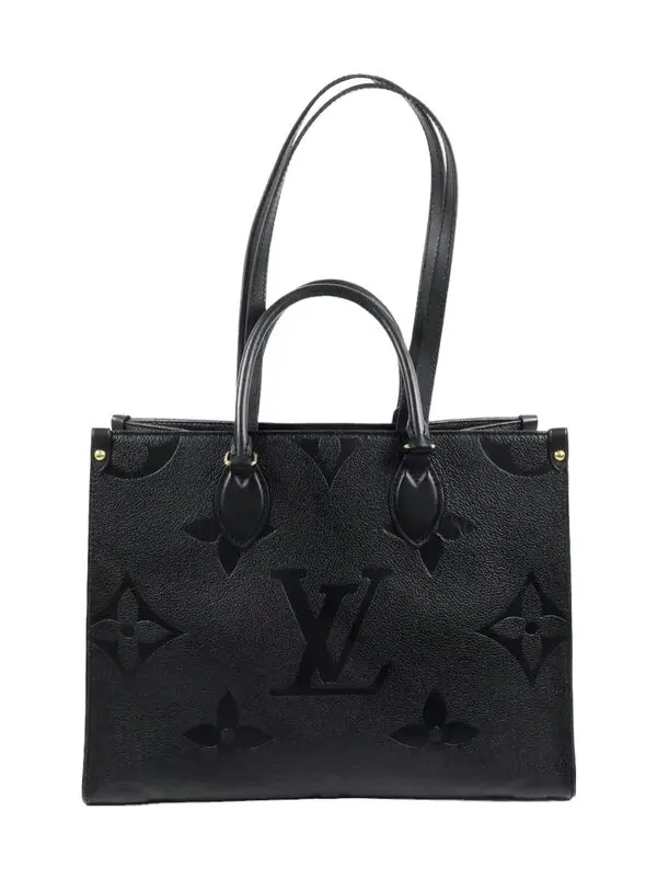 LOUIS VUITTON Mm On The Go Tote Bag - Black