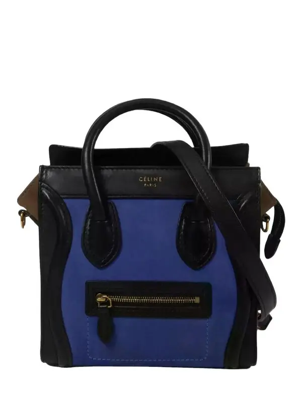 Celine Nano Luggage Tote Bag - Black