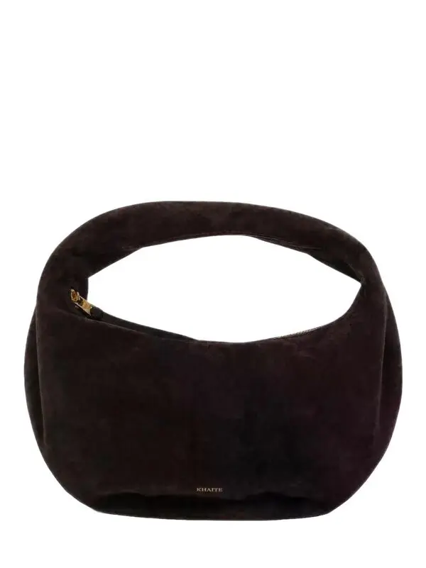 Khaite Suede Shoulder Bag - Brown