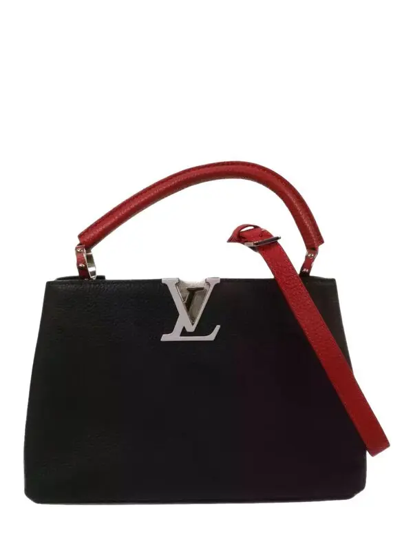 LOUIS VUITTON Capucines Mm Shoulder Bag - Black