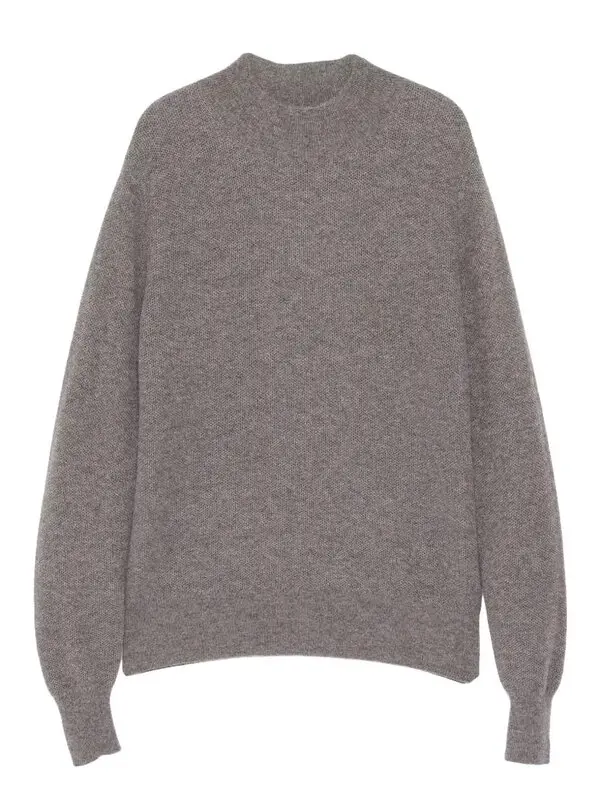N.peal Honeycomb-knit Cashmere Sweater - Grey