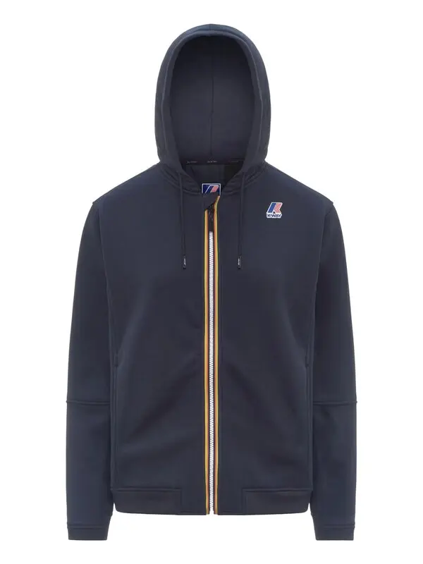 K-WAY Prosper Brushed Pc Hoodie - Blue