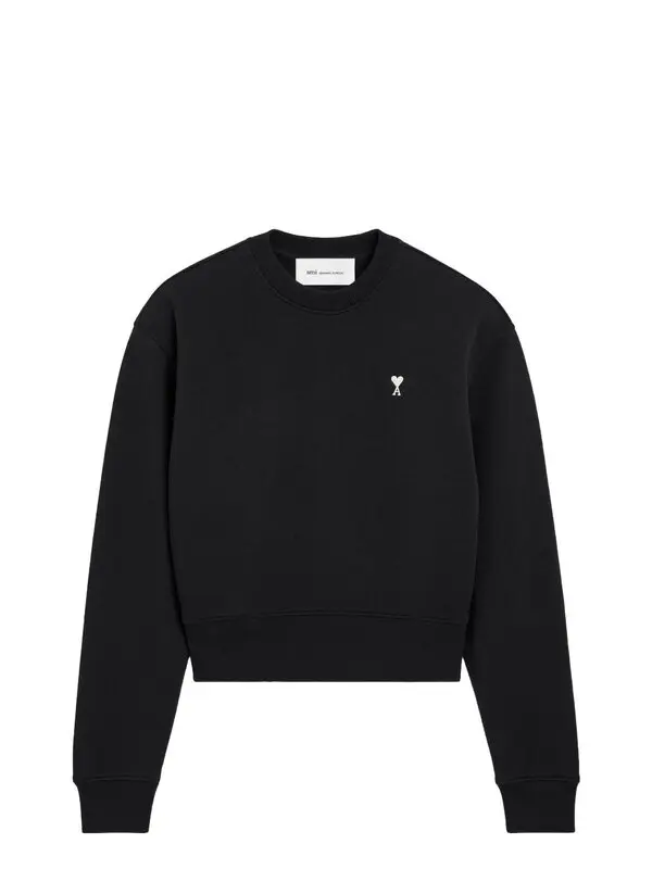AMI Paris De Coeur Cotton Sweatshirt - Multicolor