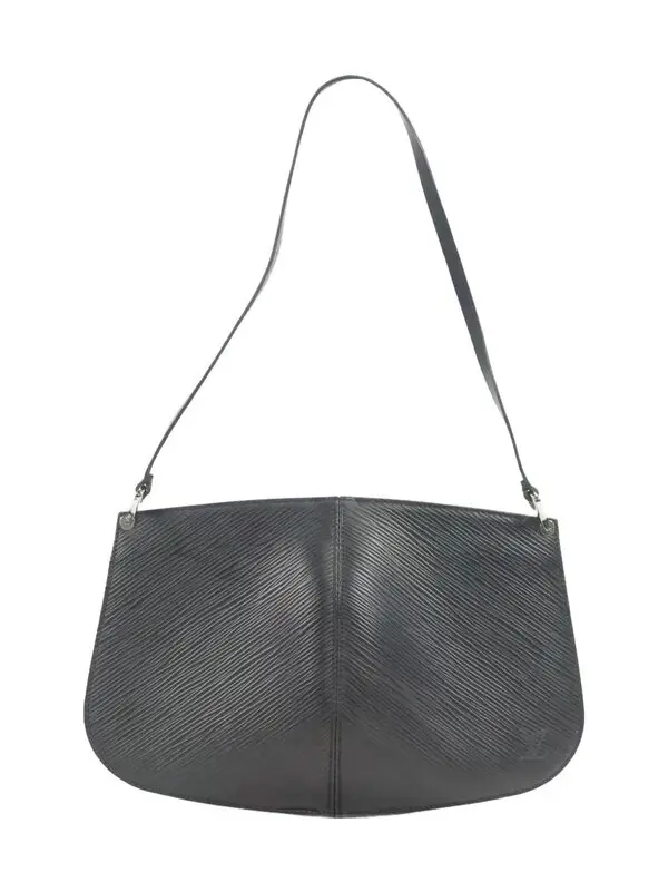 LOUIS VUITTON Pochette Demi Lune Shoulder Bag - Black