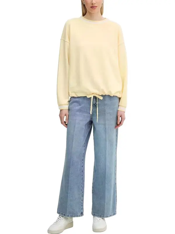 MARC AUREL Pressed-crease Wide-leg Jeans - Blue