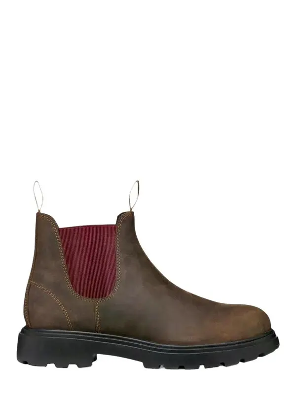 Geox Spherica Ec7b Elasticated-side Panel Boots - Brown