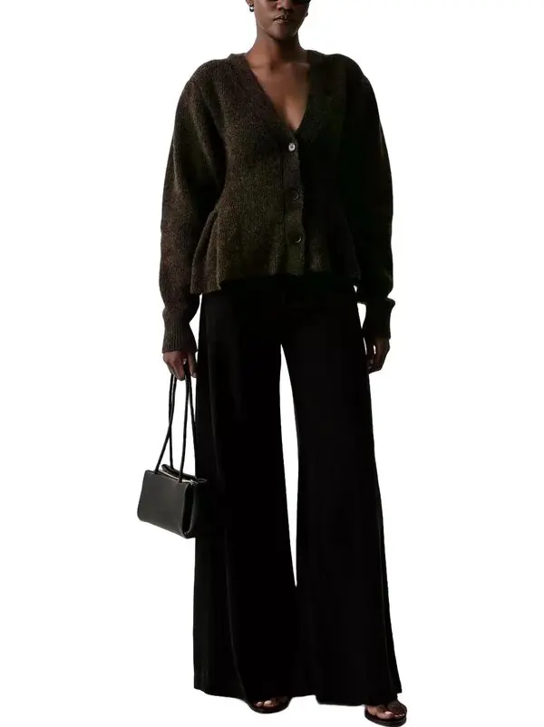 VICOLO Madison Wide-leg Jeans - Black