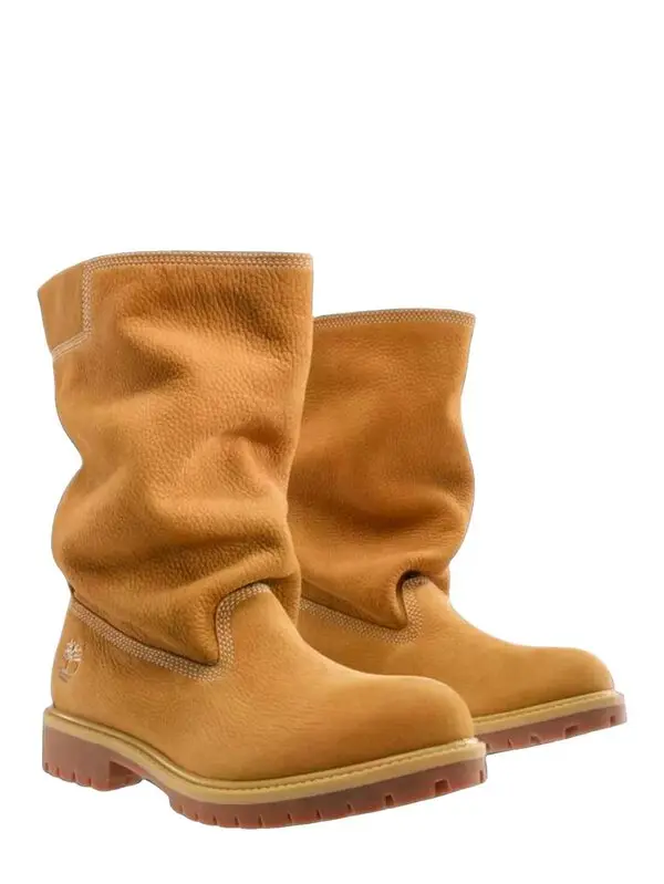 Timberland X Telfar Slouchy Nubuck Boots - Neutrals