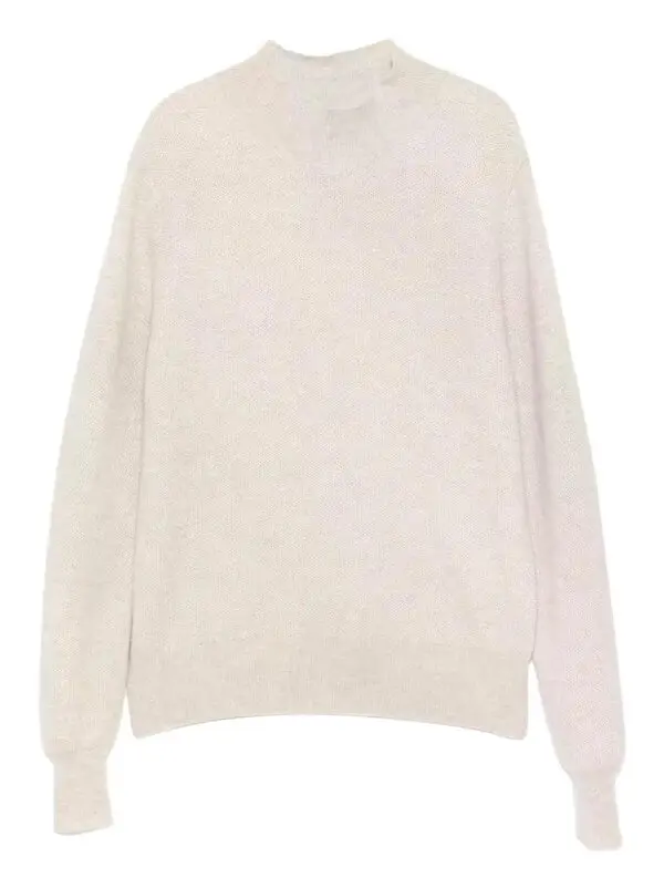 N.peal Honeycomb-knit Cashmere Sweater - Grey