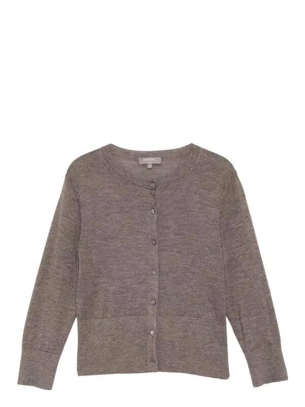 N.peal Darcie Cropped Cardigan - Neutrals