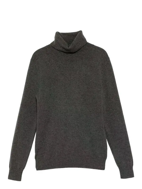 N.peal Luna Roll-neck Top - Grey