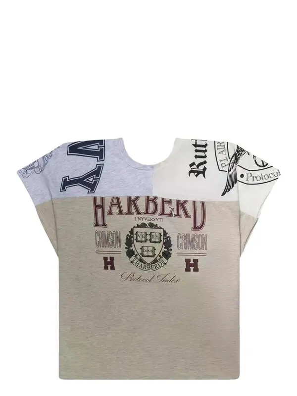 PROTOCOL INDEX In Patchwork T-shirt - Grey