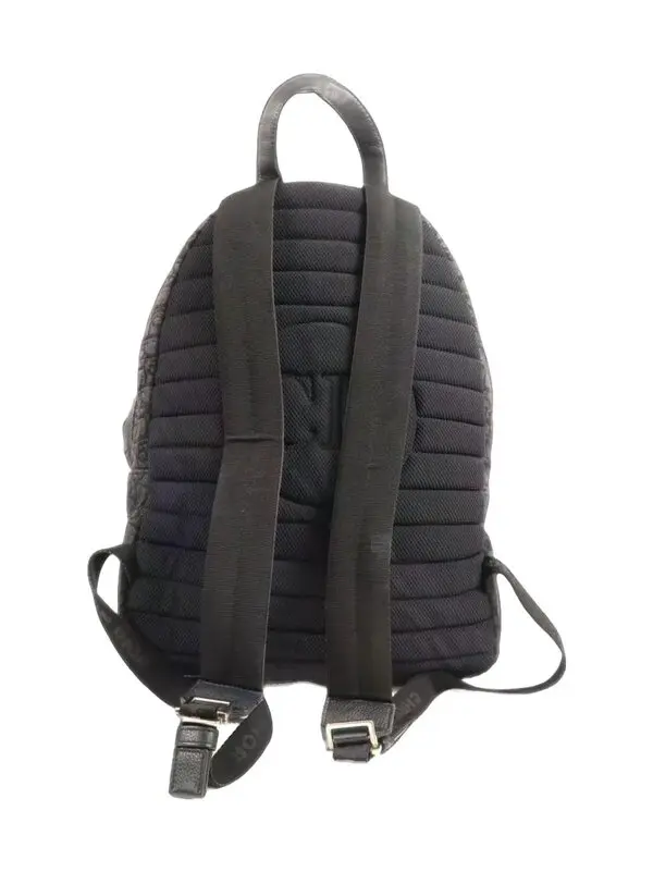 Dior Rider Oblique Canvas Backpack - Black