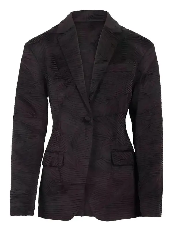 Ulla Johnson Dhemi Textured Single-breasted Blazer - Black